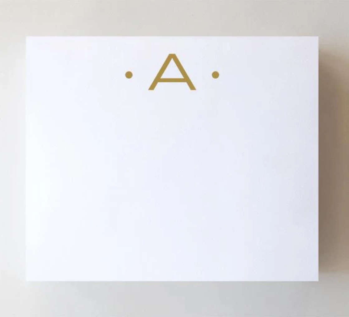 Luxe Gold Foil Notepad with Acrylic – Paper Twist