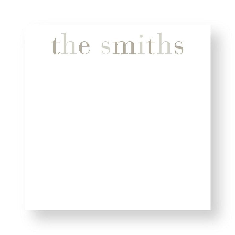 Custom Notepad Grey Rainbow – Paper Twist